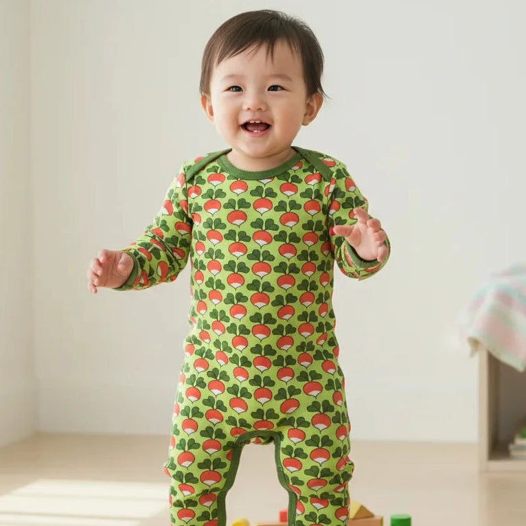 DUNS Sweden Radish Suit - Tender Shoots Green Organic Long Sleeve ...